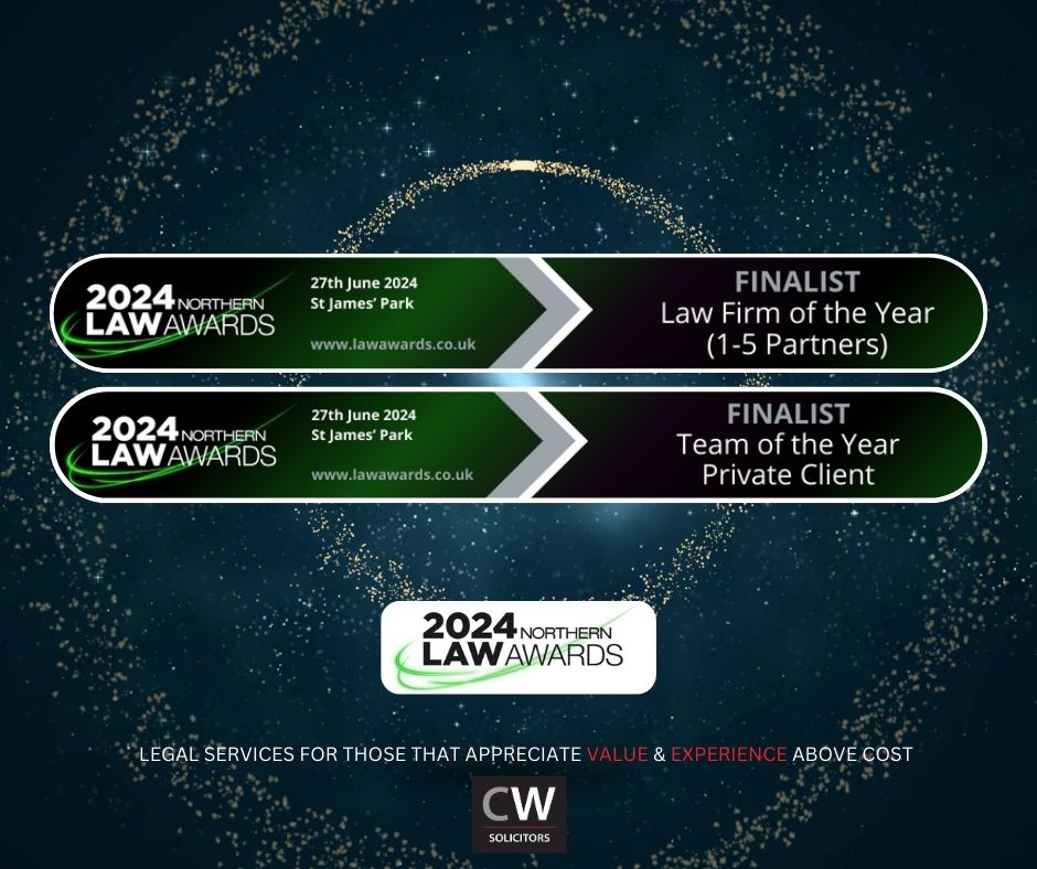 Double Recognition – Northern Law Awards Finalists – Clark Willis
